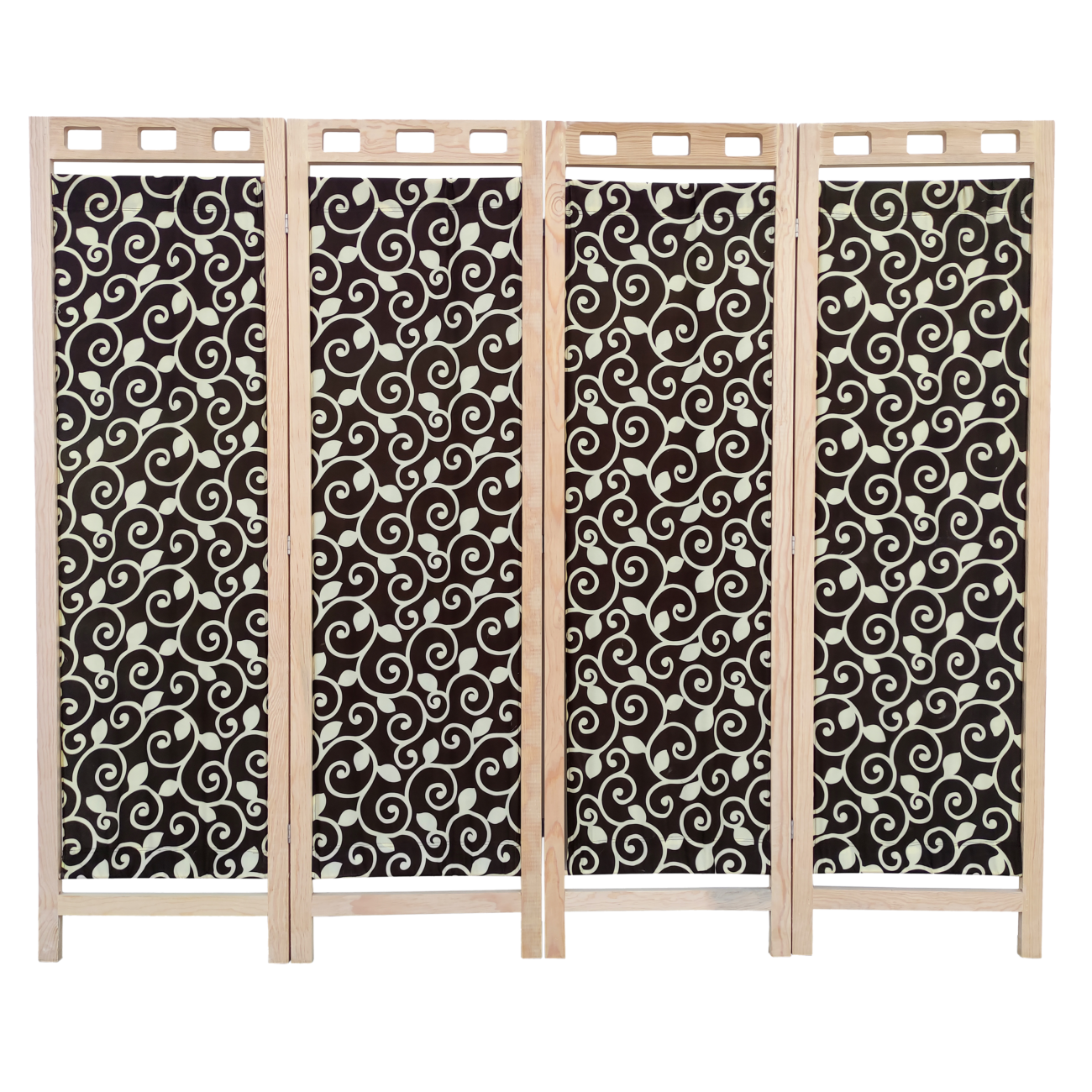 Biombo Cuatro Paneles (Seleccione Color Tela) - MARDAM Muebles y Hogar